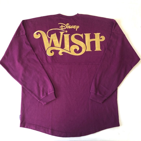 Disney | Tops | Disney Cruise Line Disney Wish Inaugural Make A Wish Spirit Jersey Large New ...